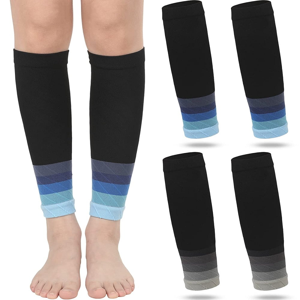 Calf Compression Sleeves - for Recovery, Varicose Veins, Shin Splint ...