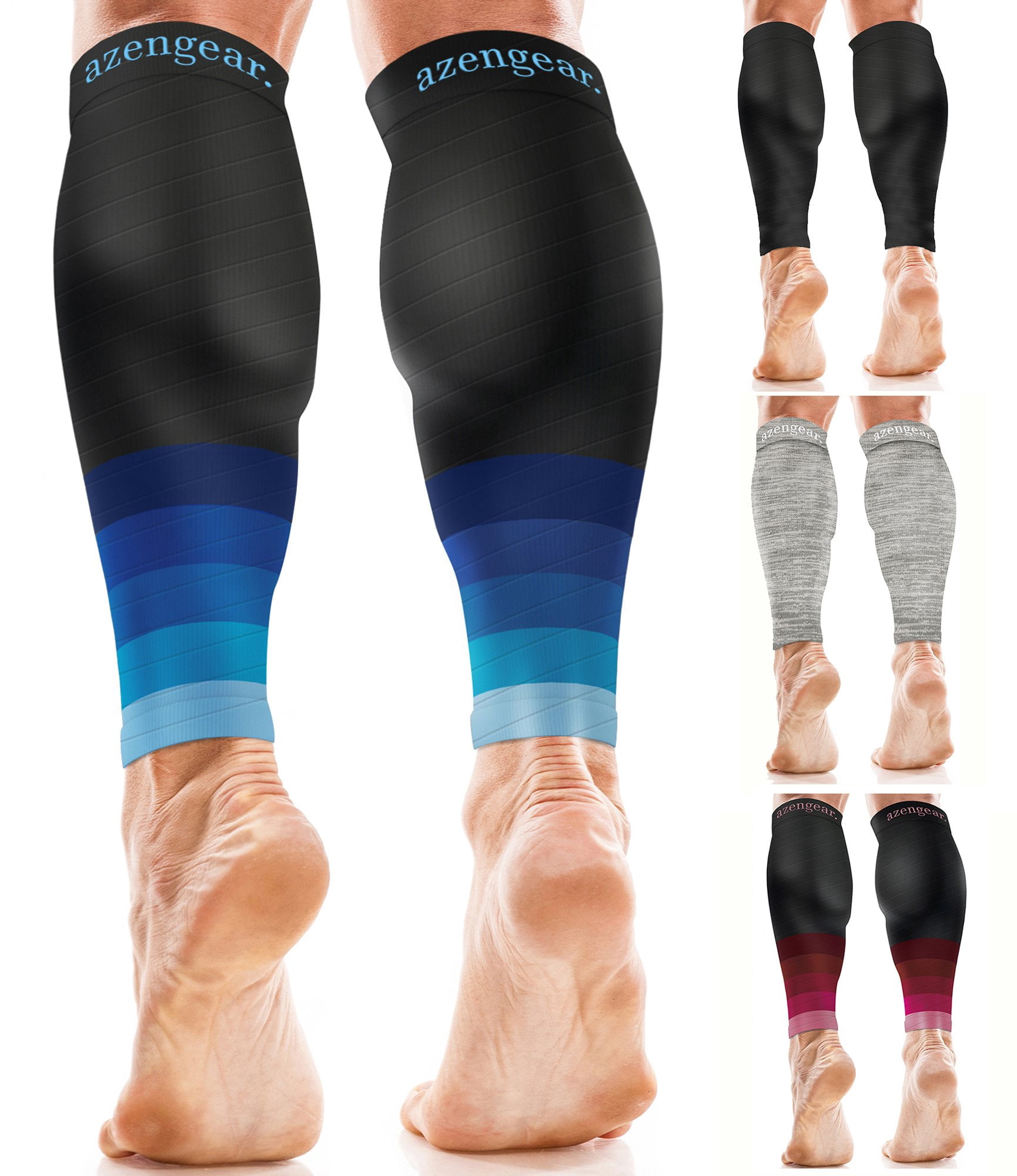 Compression Calf Braces for Men & Women - Shin Splint Support, Leg ...