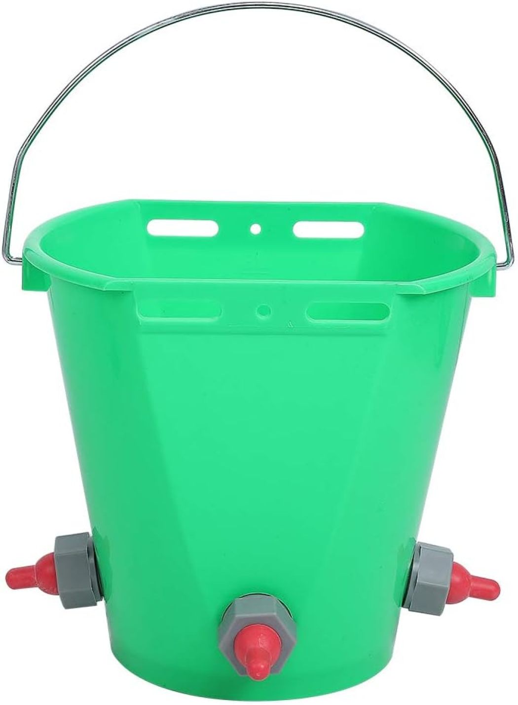 Calf Feeder Bucket Plastic Multiple Nipples 8L High Capacity Lamb Milk ...