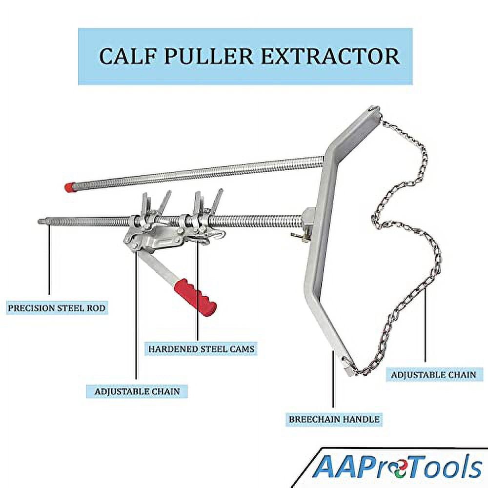 Calf Puller Extractor Heavy Duty Difficult Calving 65" Handle - Walmart.com