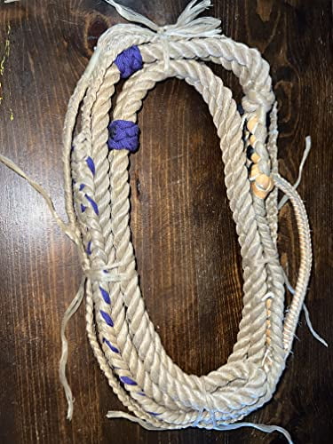 Calf Rope Tan Poly - 9x7 Right Hand 5/8" x 5/8" soft - EPT Bull Ropes ...