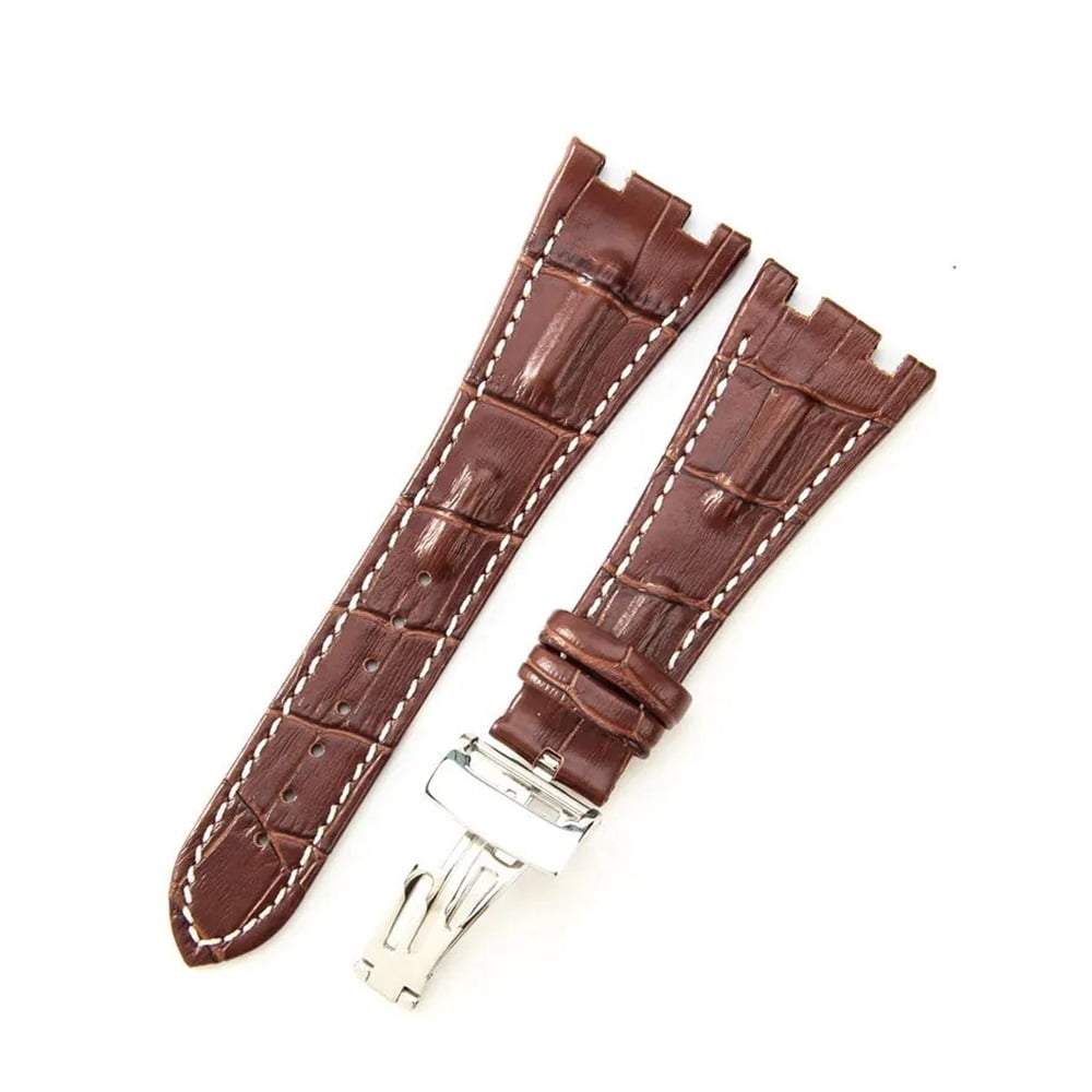 Calf-Skin Watchband Fit For AP Royal Oak Series 15710 15703 15706 26470 ...