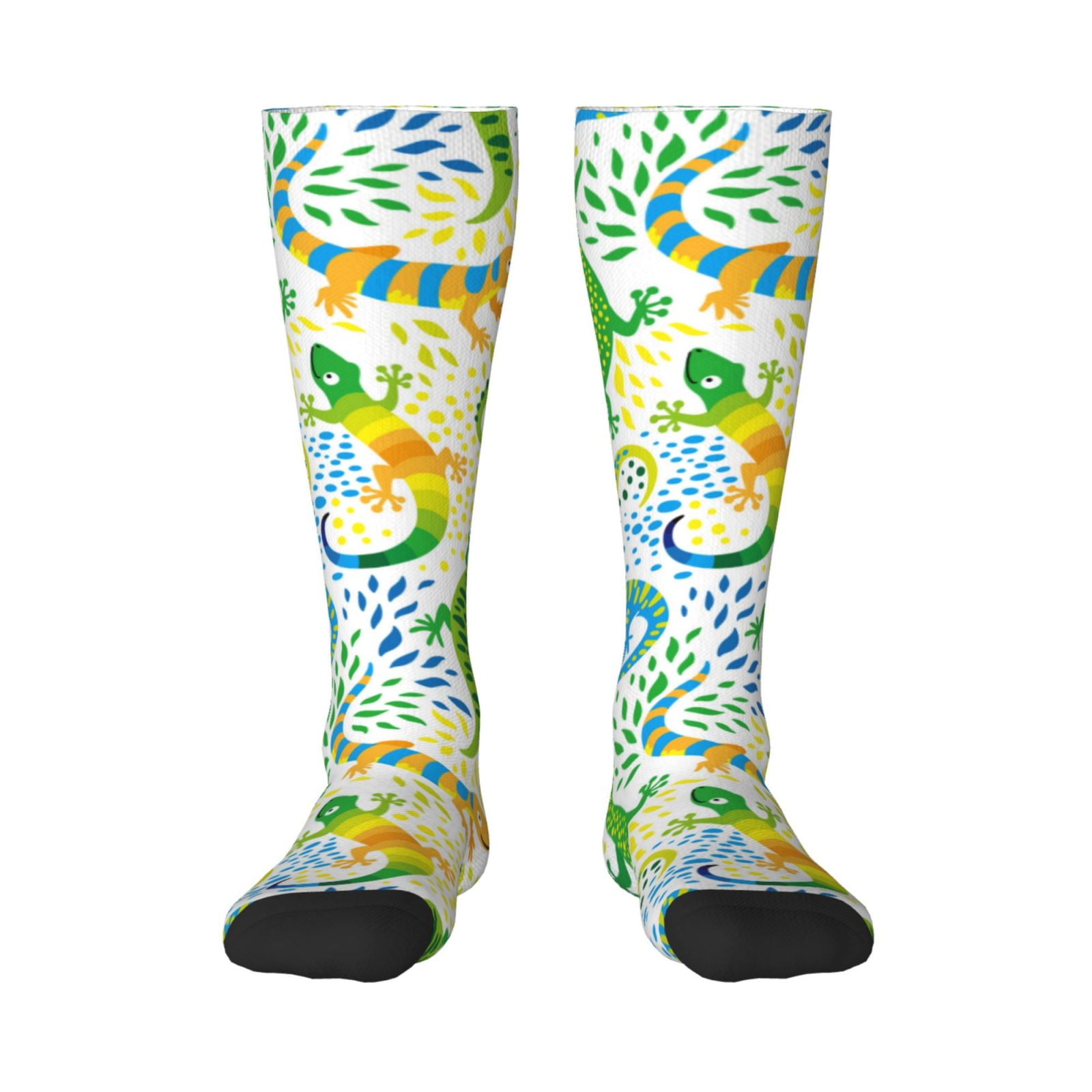 Calf Socks for Men Women, Classic Cute Lizard Knee High Socks, Running ...
