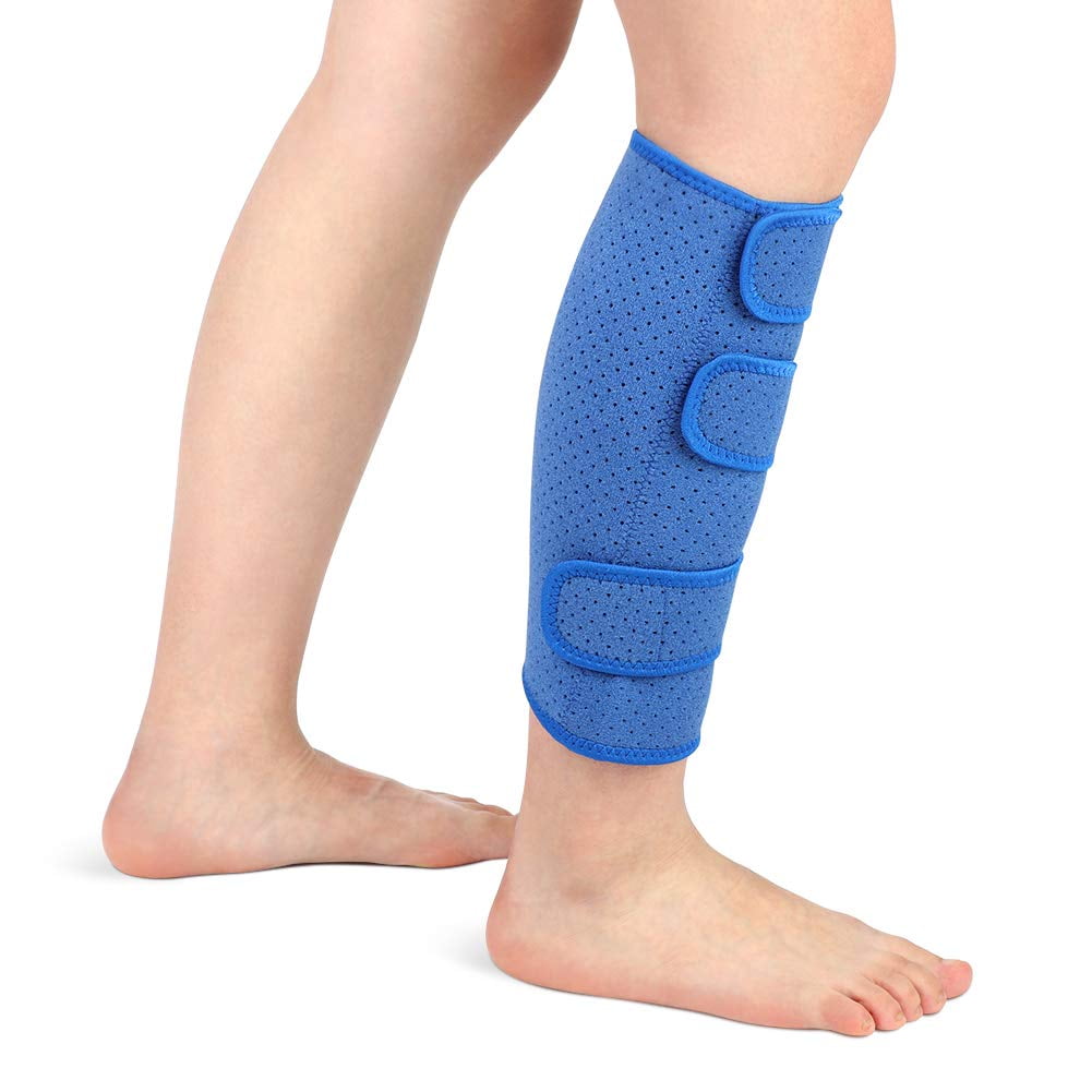 Calf Support Brace Shin Splints Compression Wrap Neoprene Calf Sleeves ...