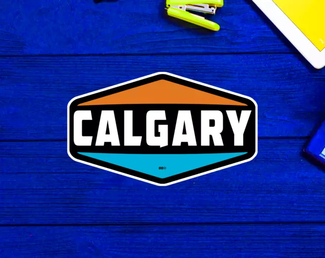 Calgary Canada Decal Sticker Skiing Ski Banff Phone Decal Water Bottle ...