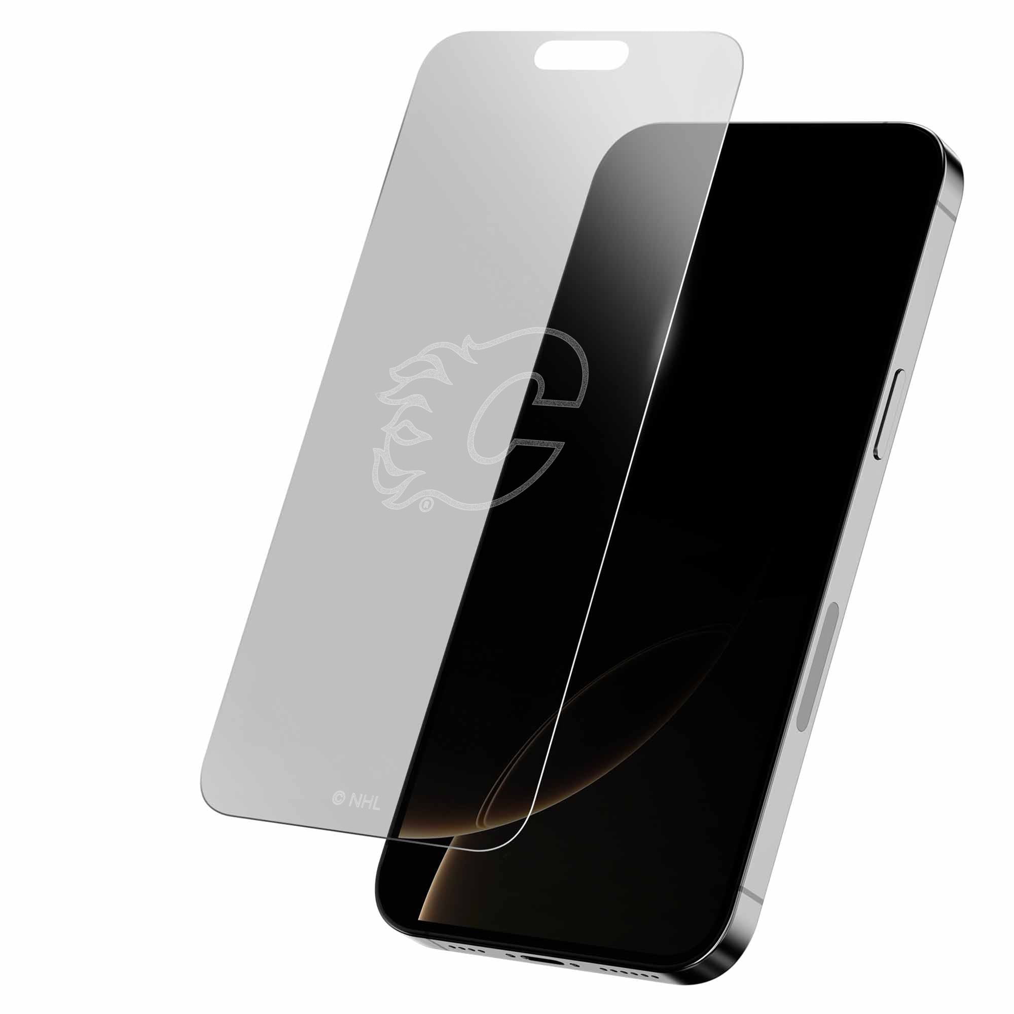 Calgary Flames Disappearing Logo iPhone Screen Protector - Walmart.com
