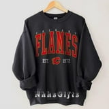 Calgary Hockey Crewneck Sweatshirt, Retro Calgary Hockey Shirt, Retro ...