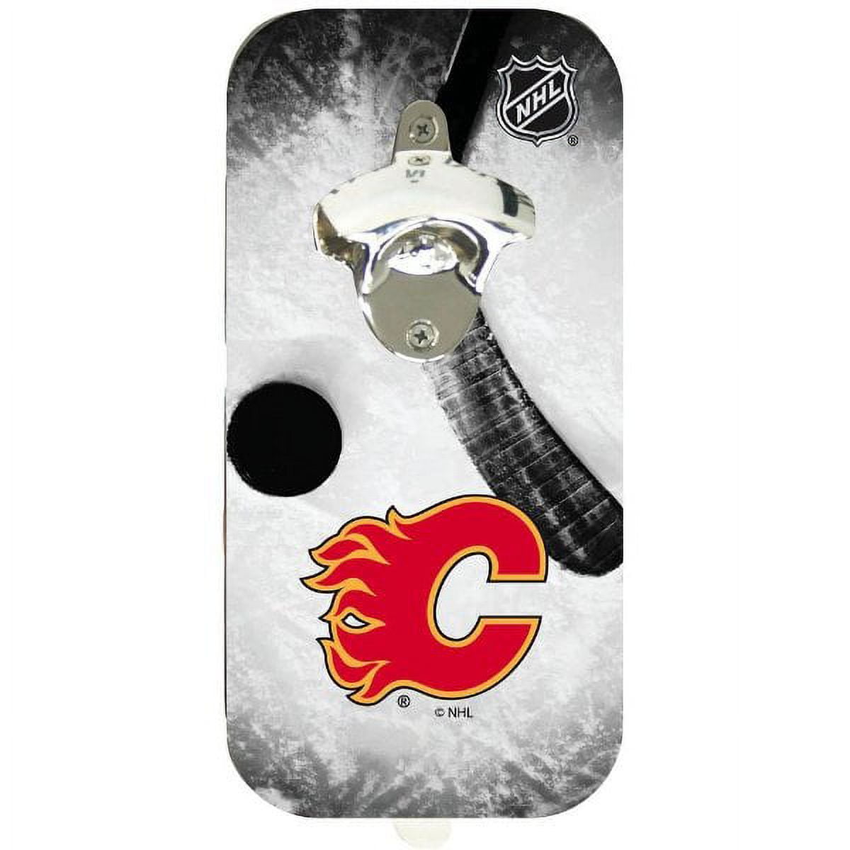 Calgary Hockey Flames Magnetic, Wall or Hard Surface Mount Bottle ...