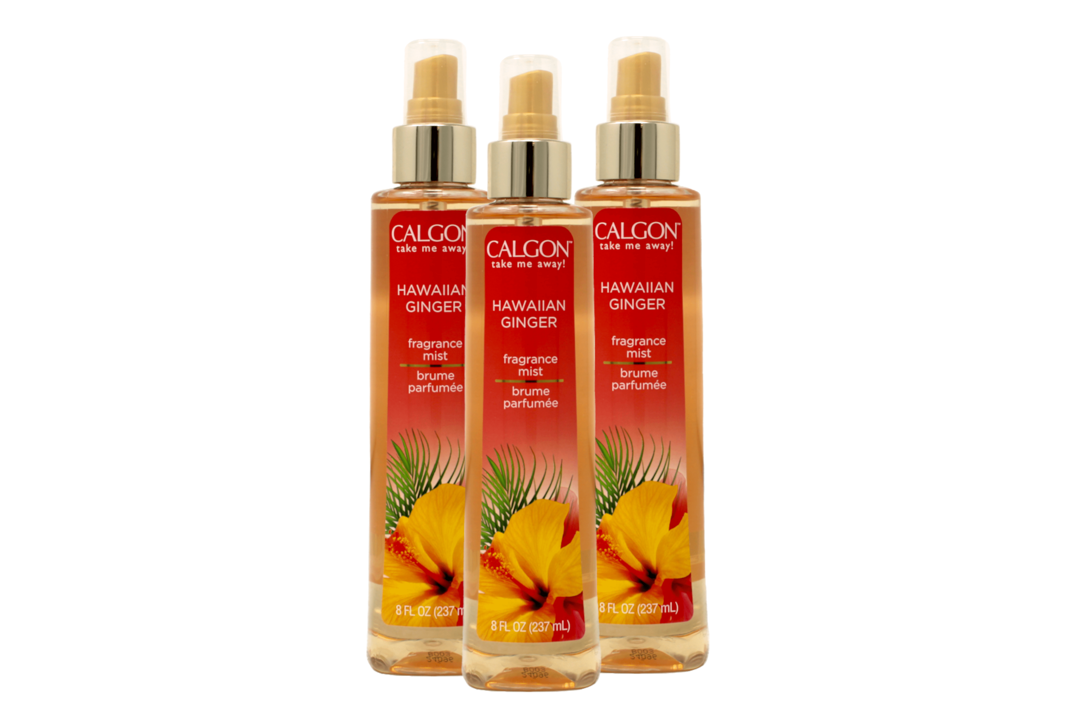 Calgon Fragrance Body Mist, Hawaiian Ginger, 8 fl oz - 3 Pack - Walmart.com
