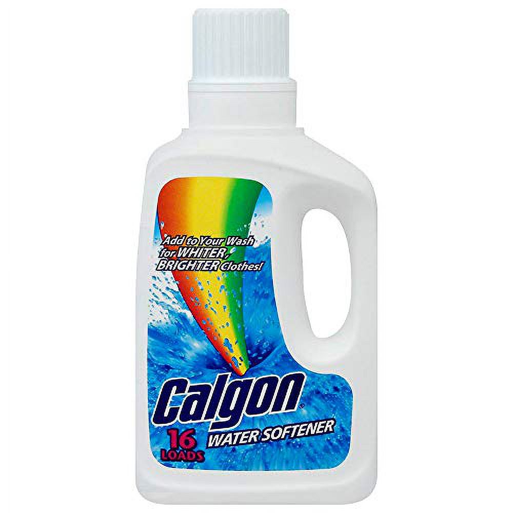 Calgon Liquid Water Softener, Brighter Clothes, Laundry Detergent ...