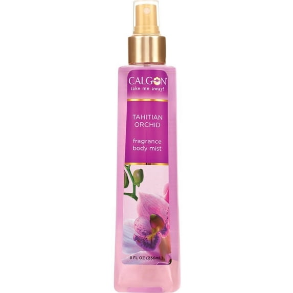 Calgon Tahitian Orchid Body Mist Set, 8 oz Pack of 4, Refreshing Spray ...