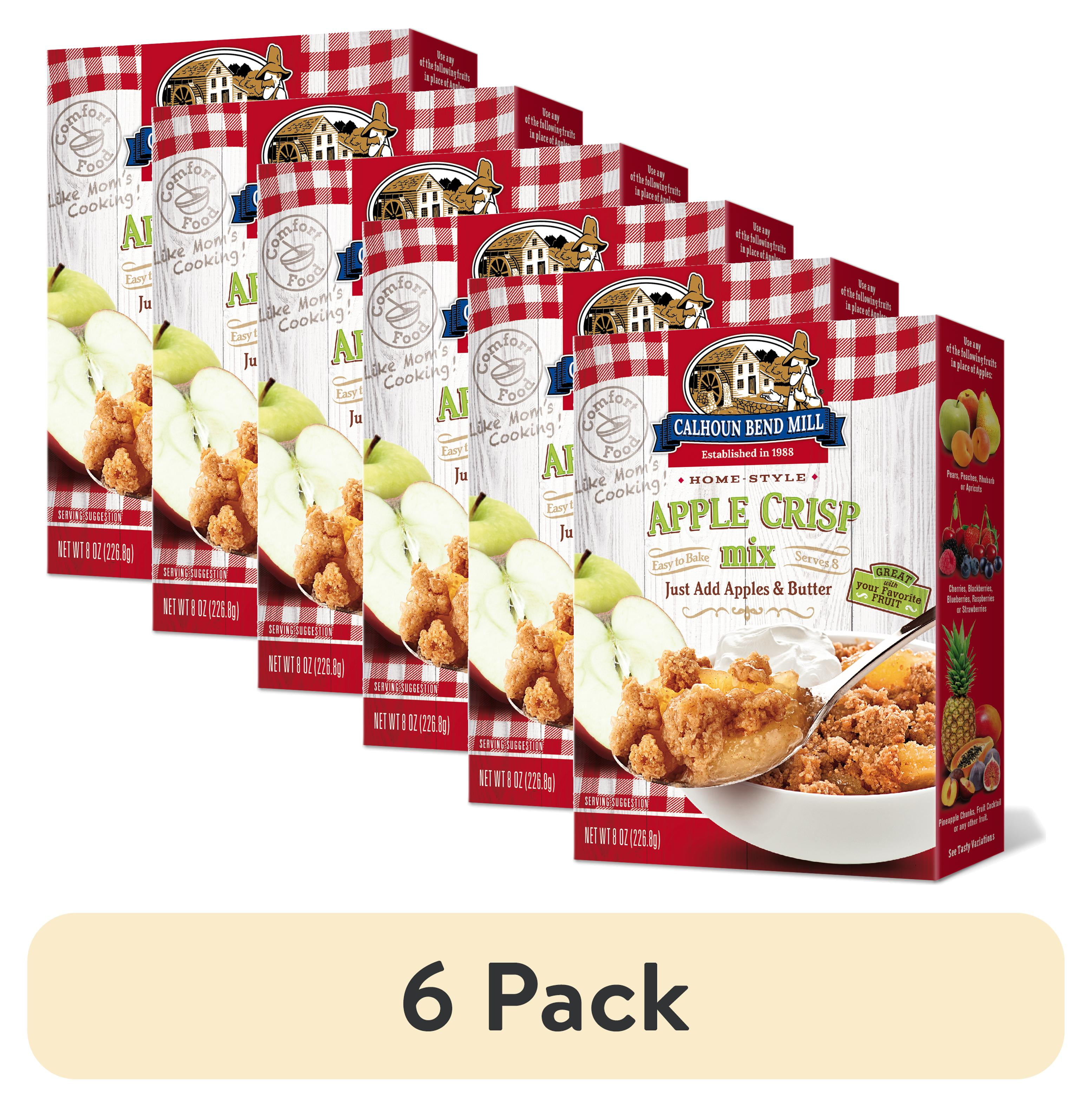 (6 pack) Calhoun Bend Mill Apple Crisp Mix, 8 oz - Walmart.com
