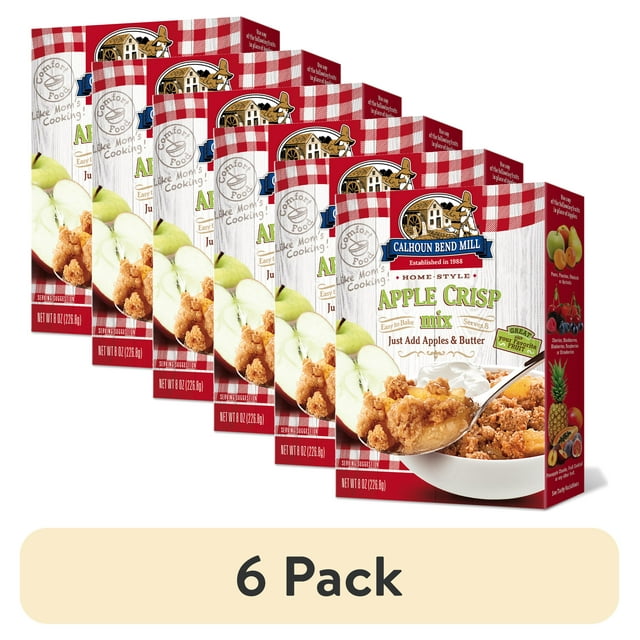 (6 pack) Calhoun Bend Mill Apple Crisp Mix, 8 Oz - Walmart.com