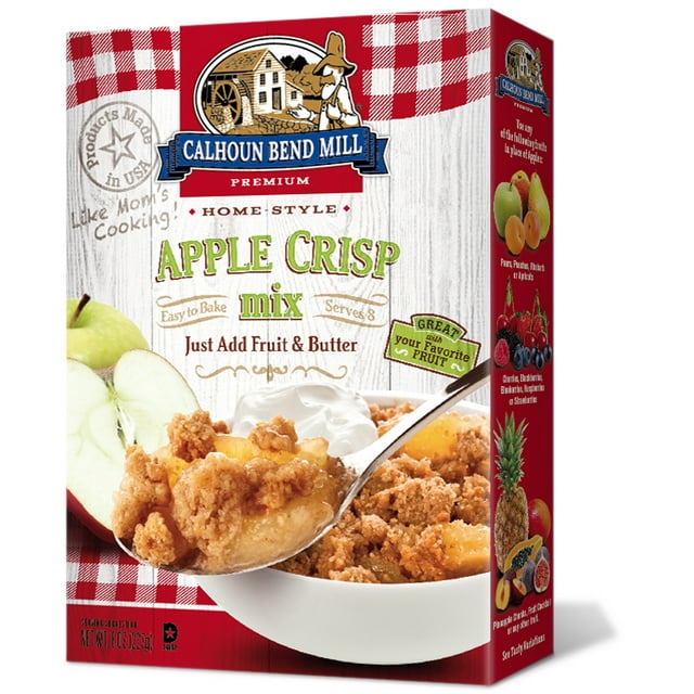 Calhoun Bend Mill All Natural Apple Crisp Mix, Crumble Topping Filling ...