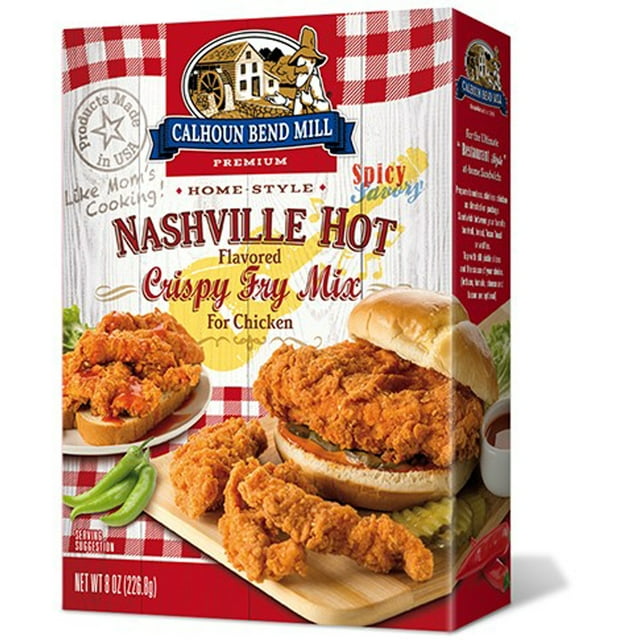 Calhoun Bend Mill Nashville Style Hot Crispy Fry Mix, 8oz - Walmart.com