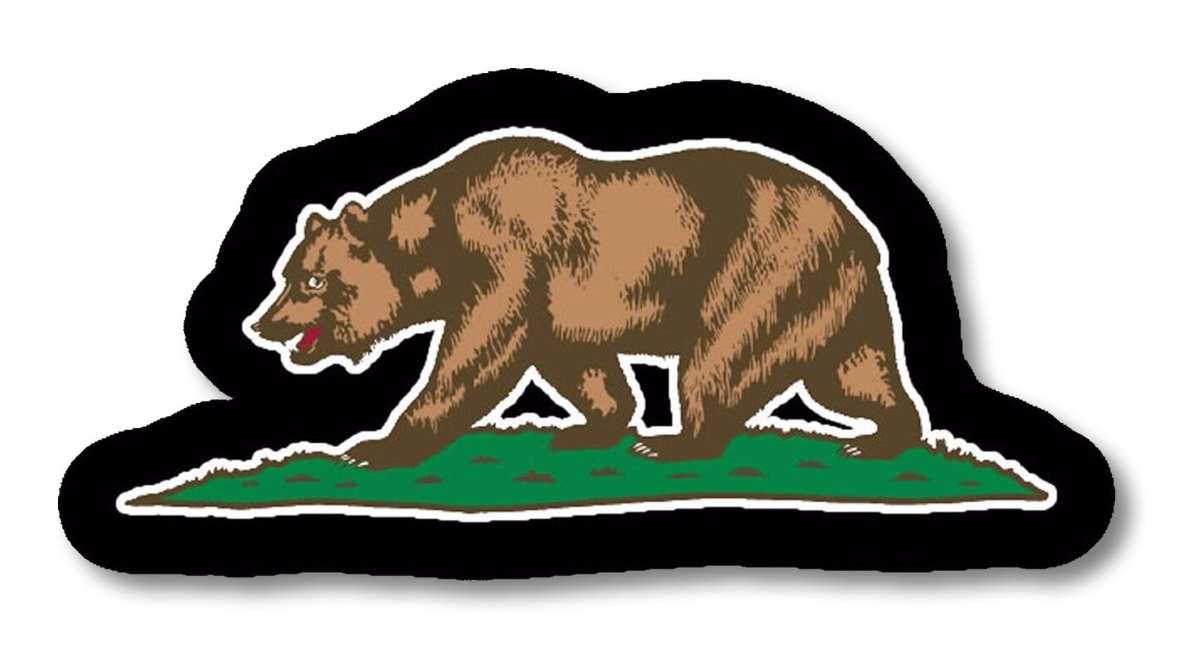 Cali Bear Sticker Decal California Bear 5" Inches Long - Model: 745398 ...
