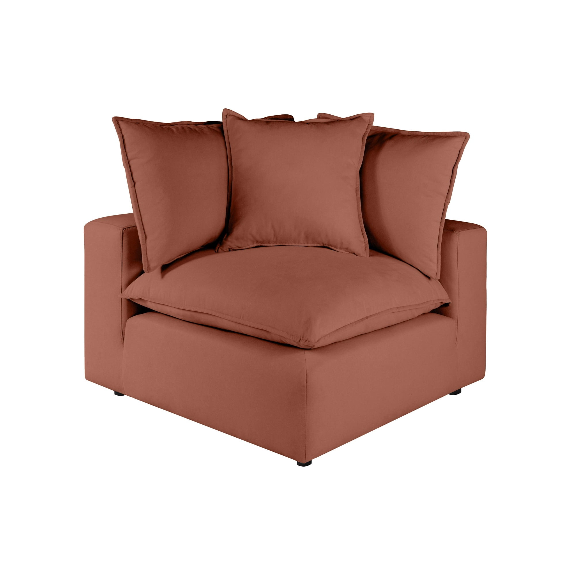 Cali Rust Performance Fabric Corner Chair - Walmart.com