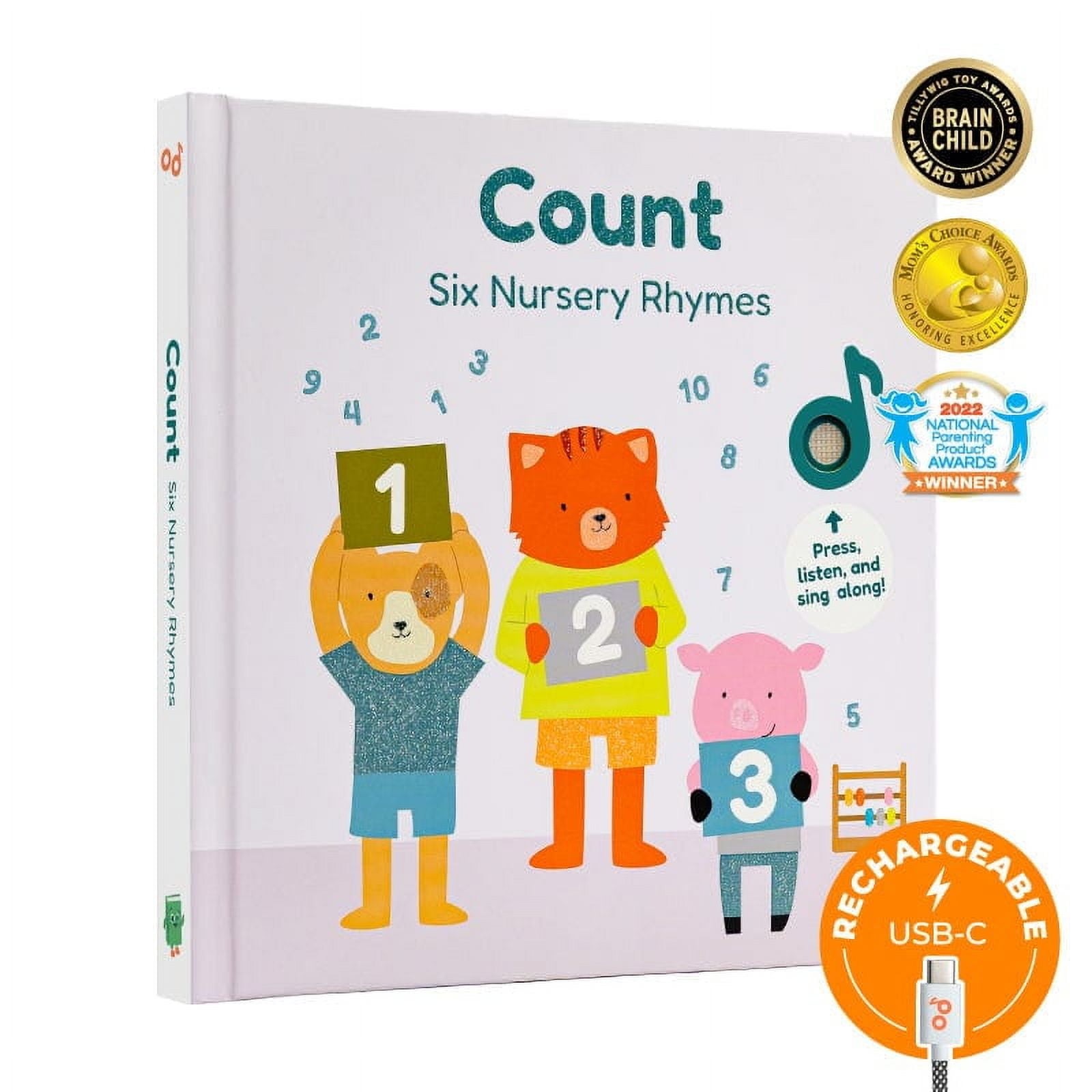 Cali's Books Count With Me Nursery Rhymes: Kids Audio, Toddler's Song ...