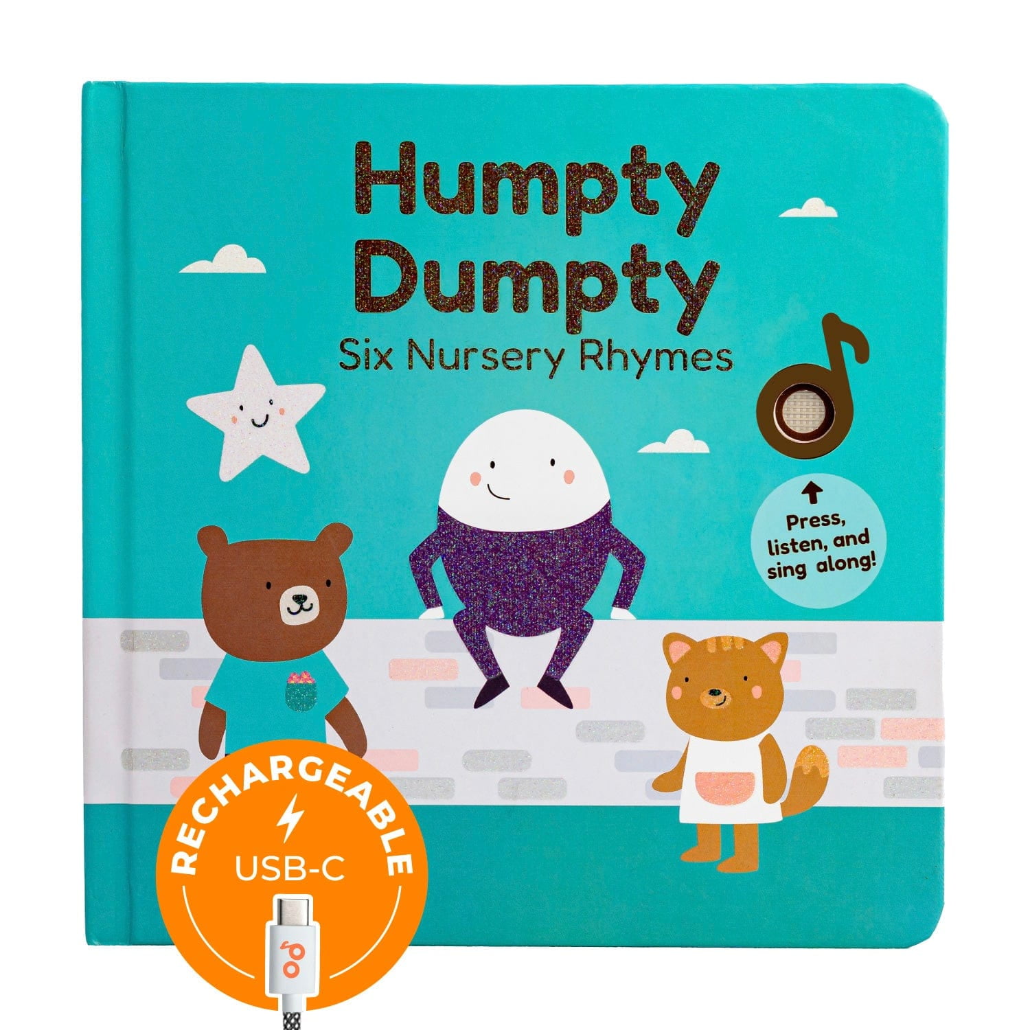 Cali's Books Humpty Dumpty Book for Children with 6 Favorite Nursery ...