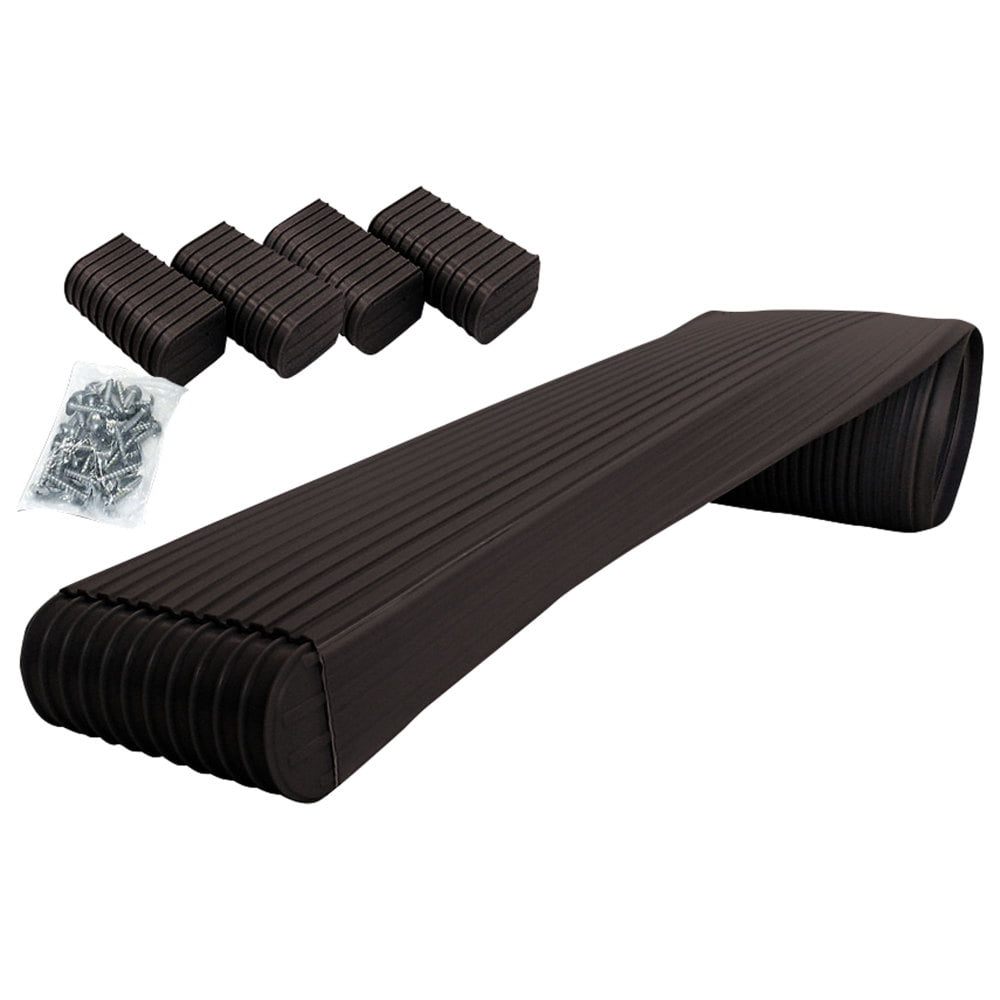 Caliber Bunk Wrap Kit - 16' x 2' x 4", Black, Trailer Boat Carpet ...