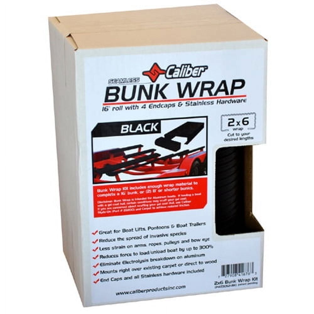 "Caliber Bunk Wrap Kit for Trailer Boat - Permanent Carpet Replacement ...