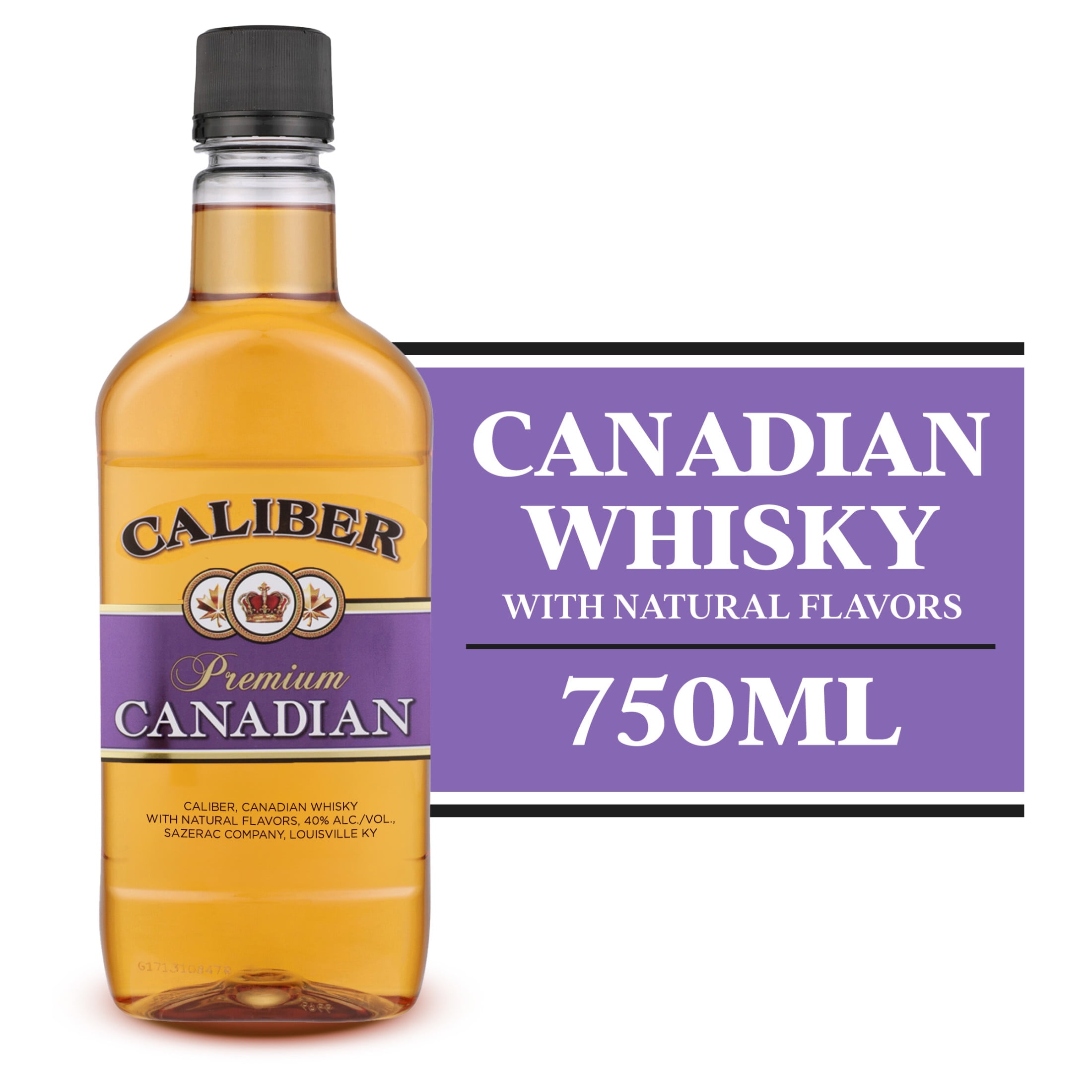Caliber Canadian Whisky, 750 ml Bottle of Whiskey, 80 Proof - Walmart.com