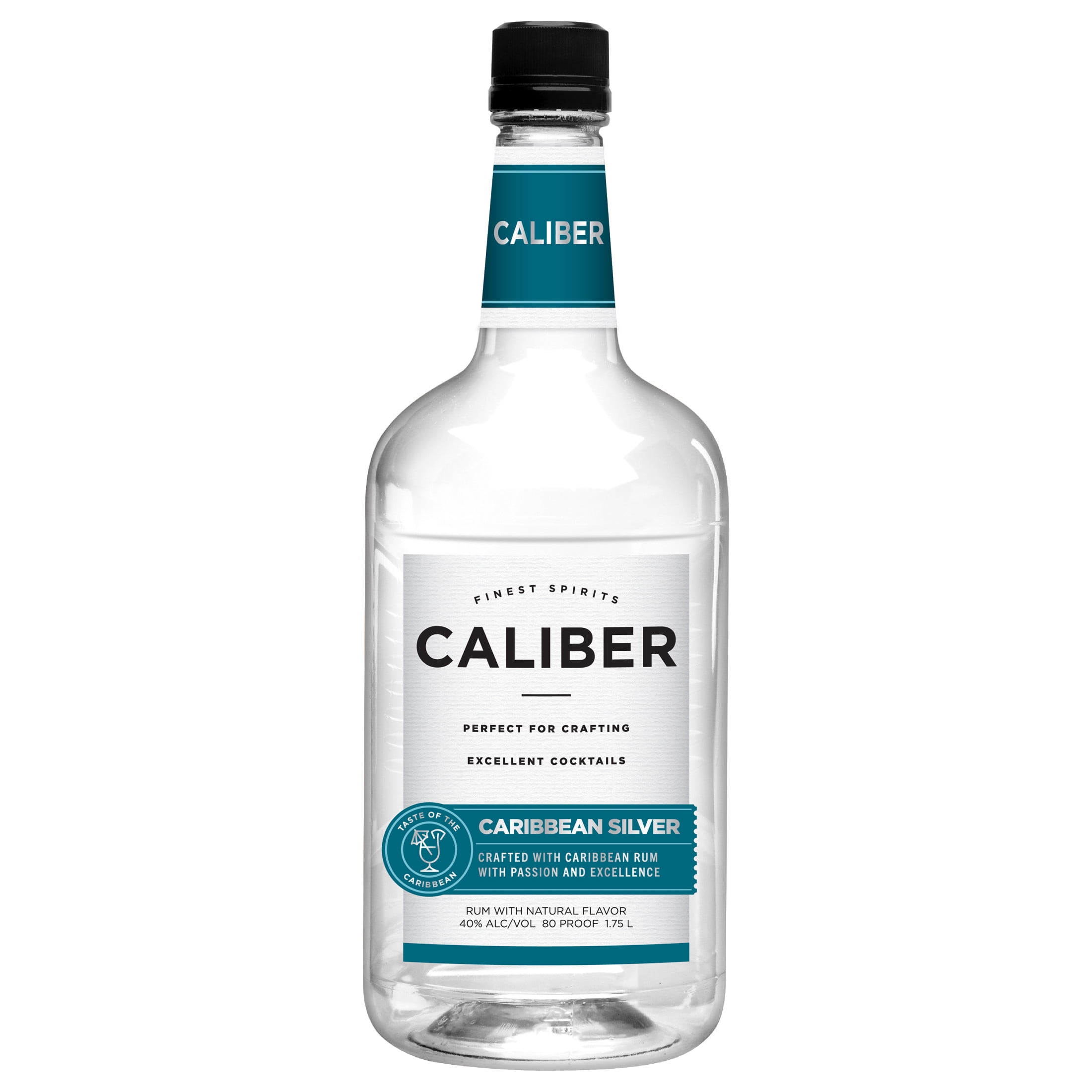Caliber Caribbean Silver Spirit 1.75L Bottle 80 Proof Made in the ...