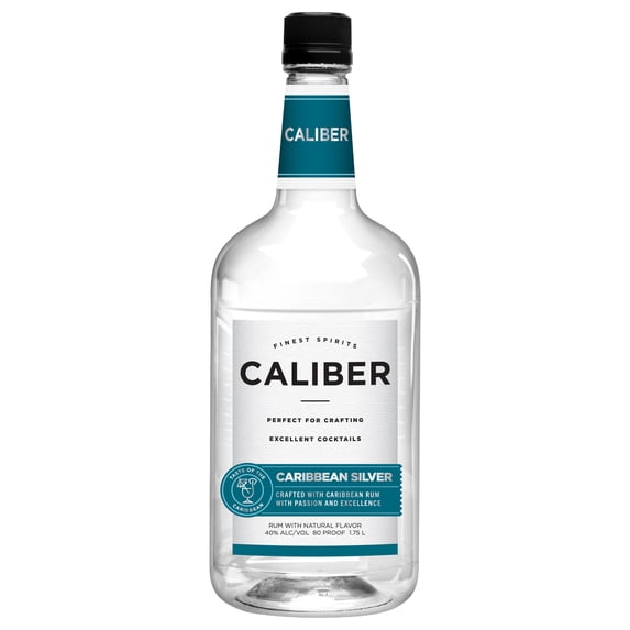 Caliber Caribbean Silver Spirit 1.75L Bottle 80 Proof Made in the ...