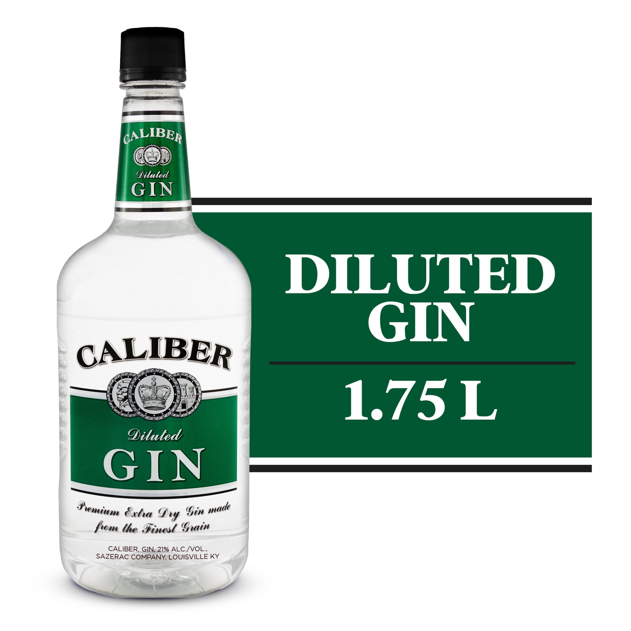 Caliber Dry Gin, 1.75L Bottle of Gin, 42 Proof - Walmart.com