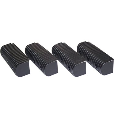 Caliber Bunk Wrap Kit - 16' x 2' x 4", Black, Trailer Boat Carpet ...