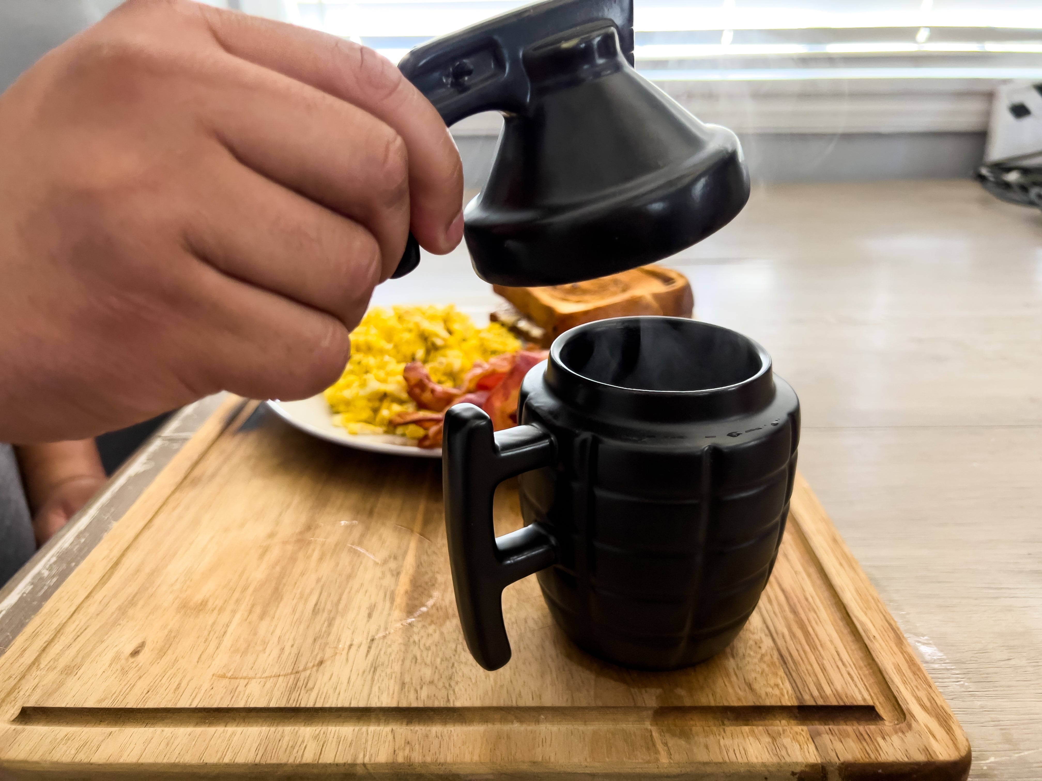Caliber Gourmet Grenade Mug w/ Lid - Walmart.com