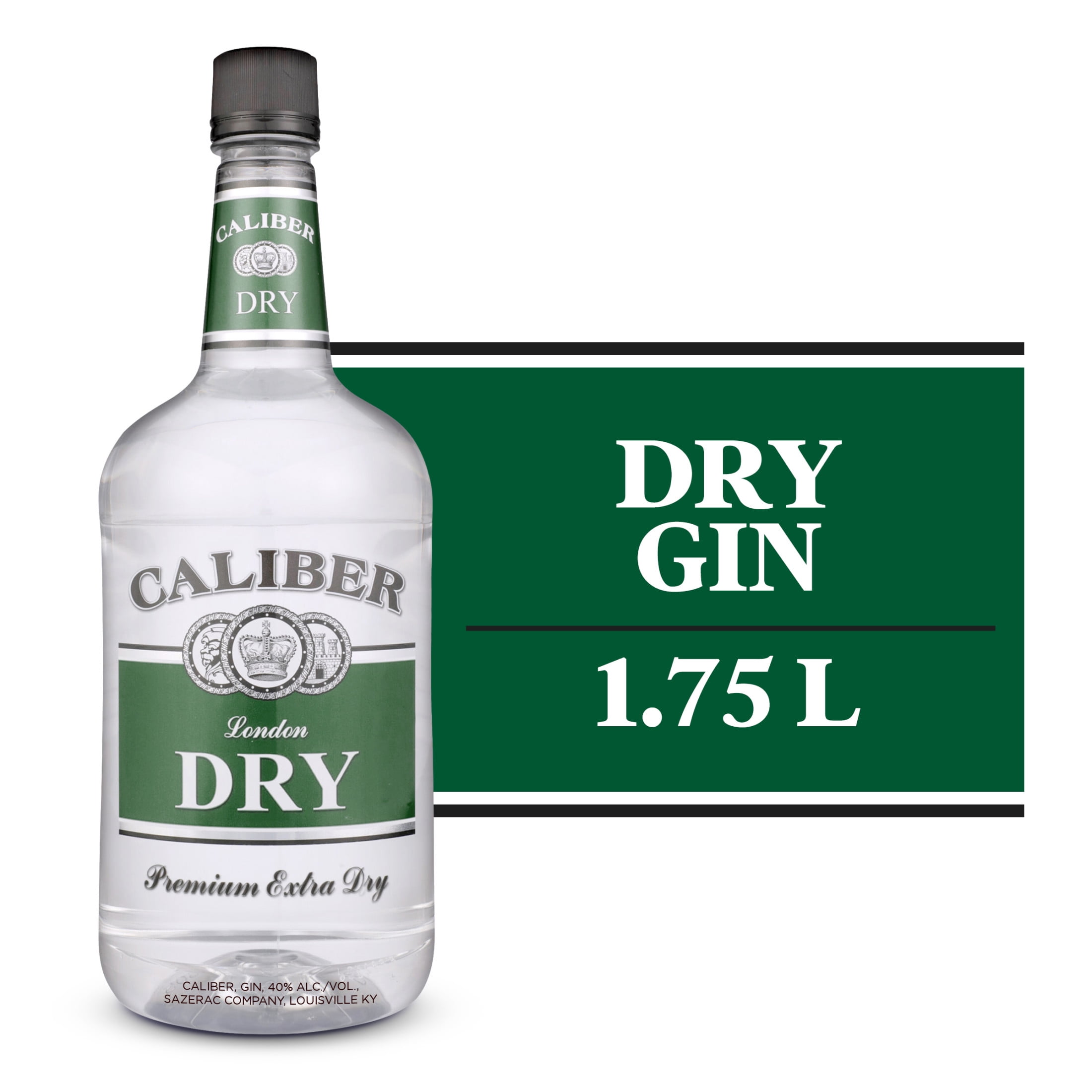 Caliber London Extra Dry Gin, 1.75L Bottle of Gin, 80 Proof - Walmart.com
