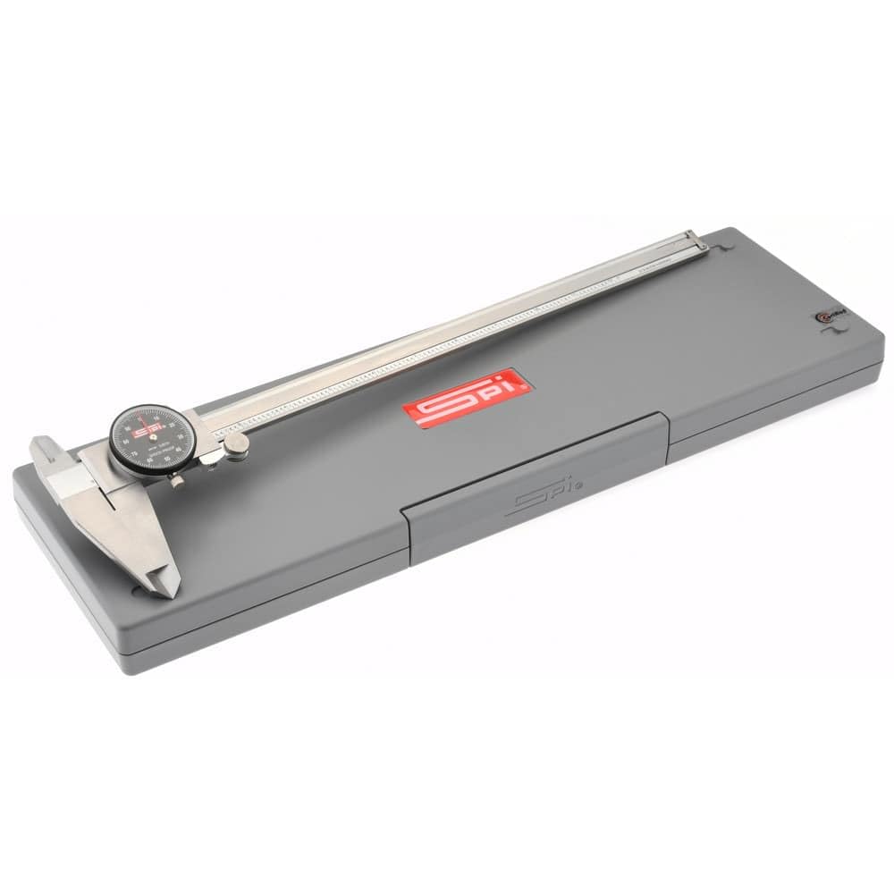 Calibrated Dial Caliper: Black Dial, 0" to 12" Range, Accurate to 0. ...