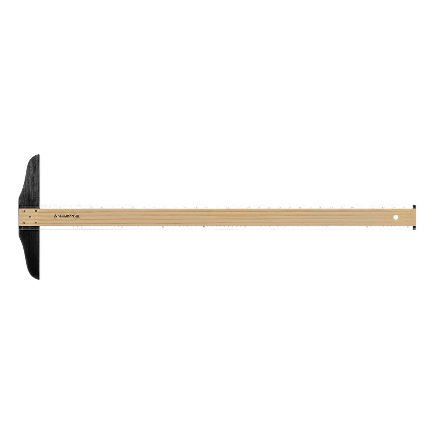 Calibrated T-Square for Art, Framing & Drafting, Wood/Acrylic, Natural ...