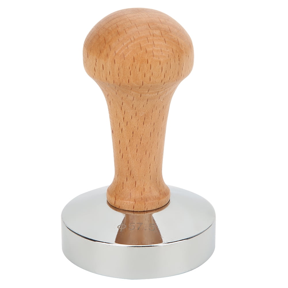 Calibrated Tamper, 57.5mm Stainless Steel Base Coffee Powder Tamper ...