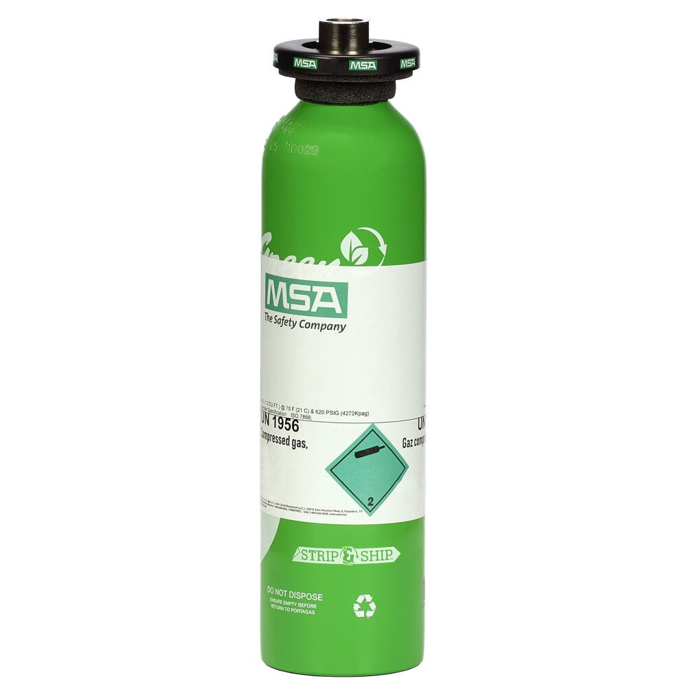 Msa Safety Works Calibration Cylinder, Gas, 58 L, (So2)-10 Ppm Portable ...