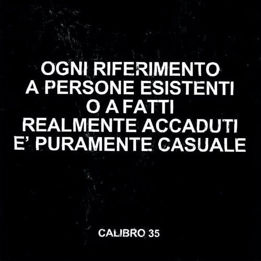 Calibro 35 - Any Resemblance To Real Persons Or Actual Facts Is - Music ...