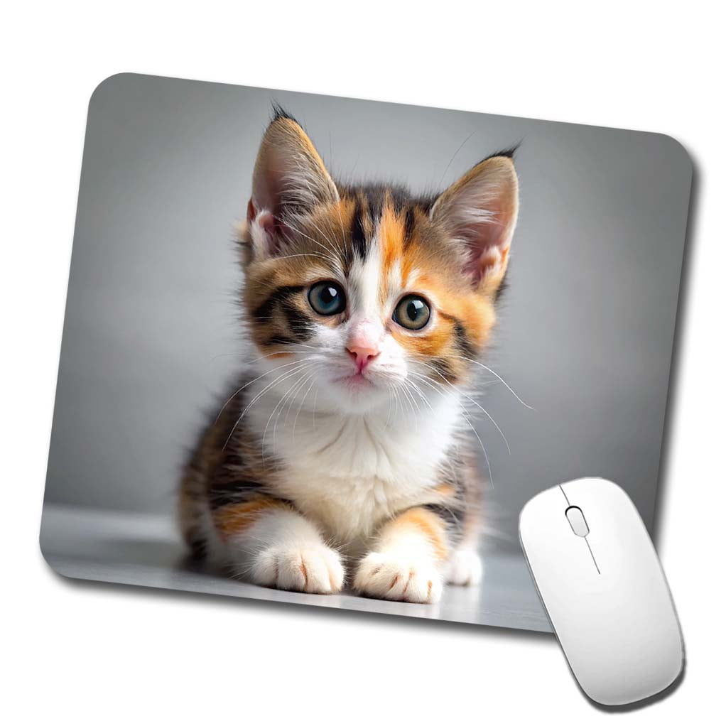 Calico Cat Kitten Photo Mouse Pad Low Profile Gaming Mat - Walmart ...