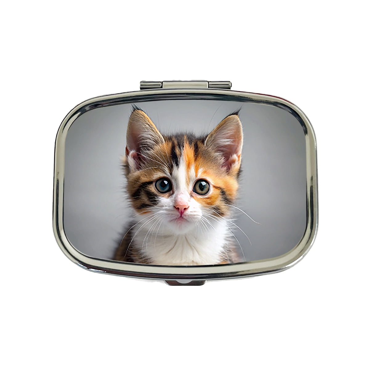 Calico Cat Kitten Photo Small Travel Handbag Pill Box Case - Walmart.com