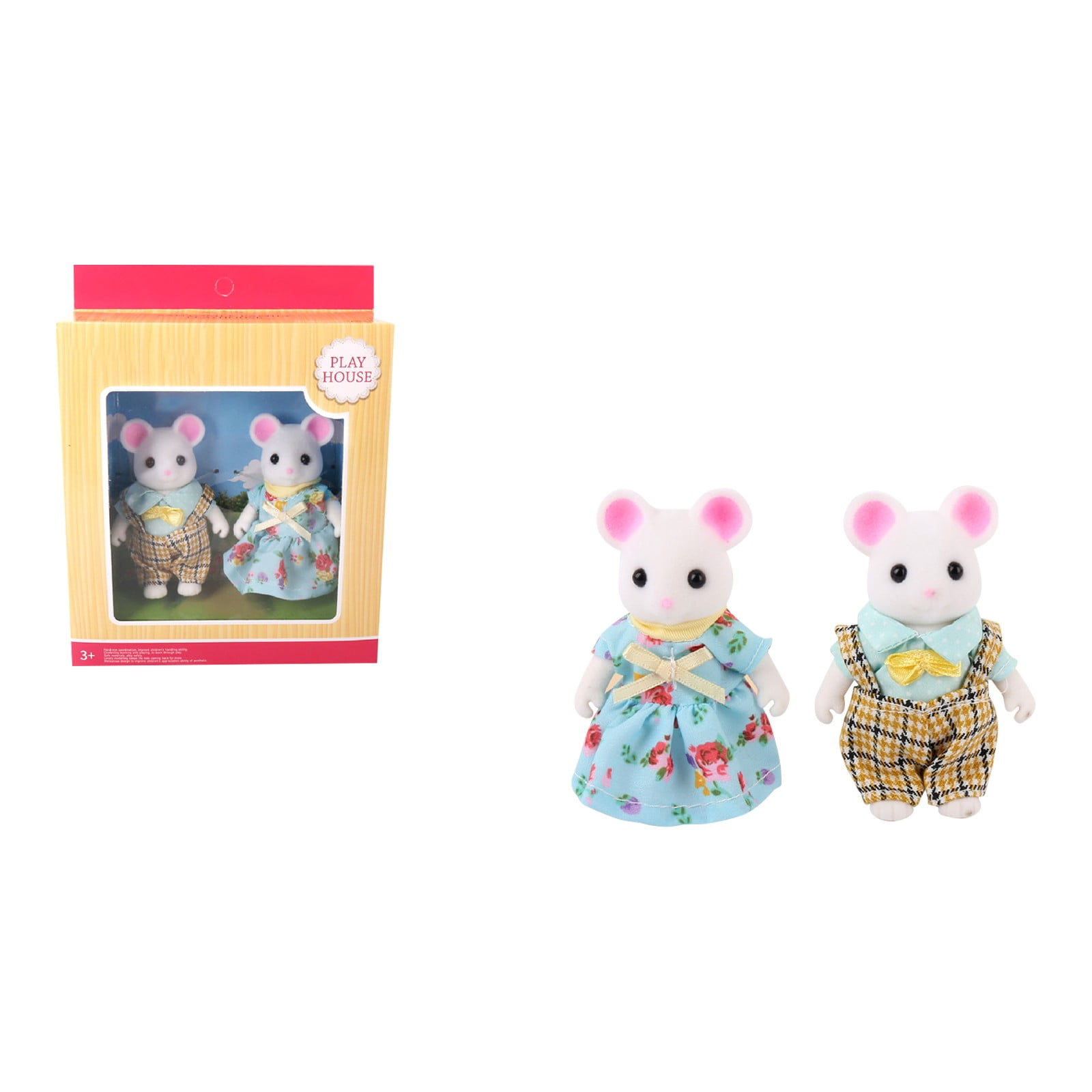 Calico Critters Red Roof Country Home Gift Set with Furniture and ...