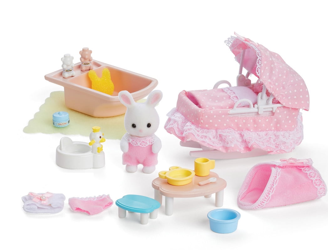 Calico Critters Sophie's Love 'n Care Baby Family Set, Little Toys ...