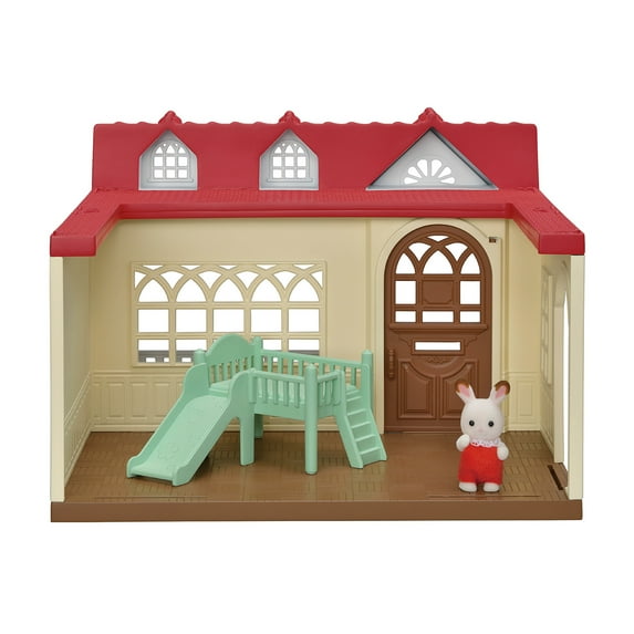 Calico Critters Sweet Raspberry Home, Dollhouse Playset with Figure and ...