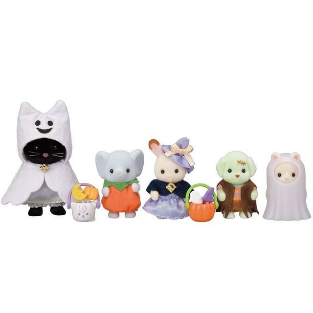 Limited Edition Calico Critters Halloween Set with 5 Figures ...