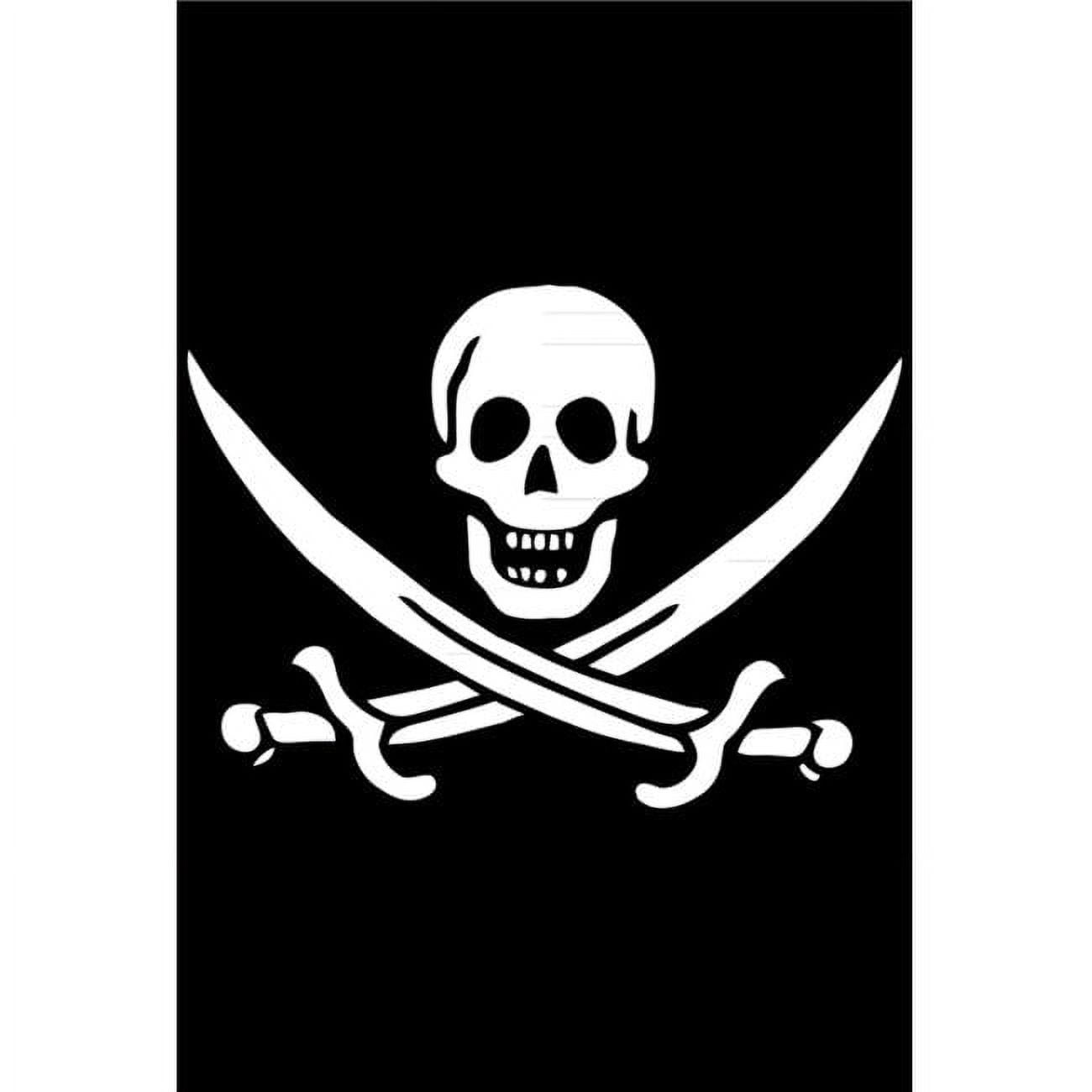 Calico Jack's Jolly Roger House Flag - Walmart.com