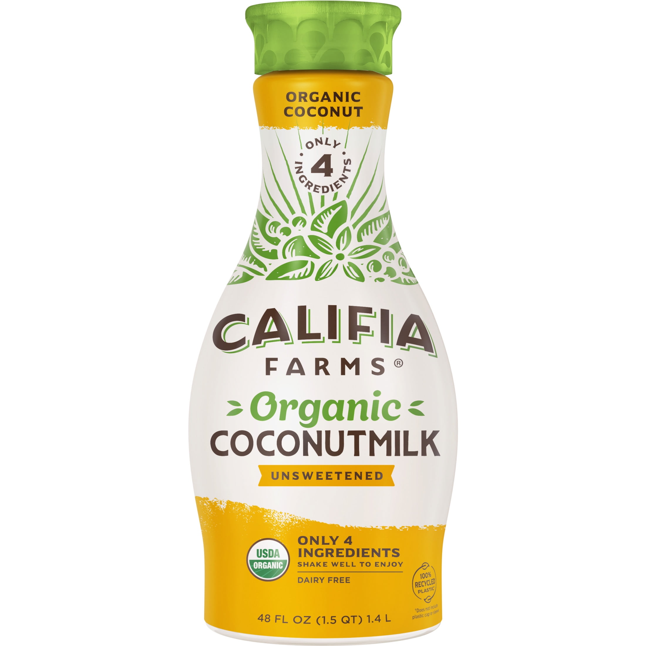 Califia Farms Organic Coconut Milk 48 Fluid Ounces - Walmart.com