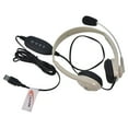 Califone 3064-USB Lightweight On-Ear Stereo Headset with Gooseneck ...