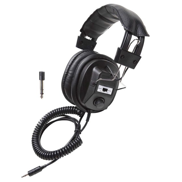 Califone 3068AV Over-Ear Headphones, Switchable Stereo/Mono, Extra Long ...