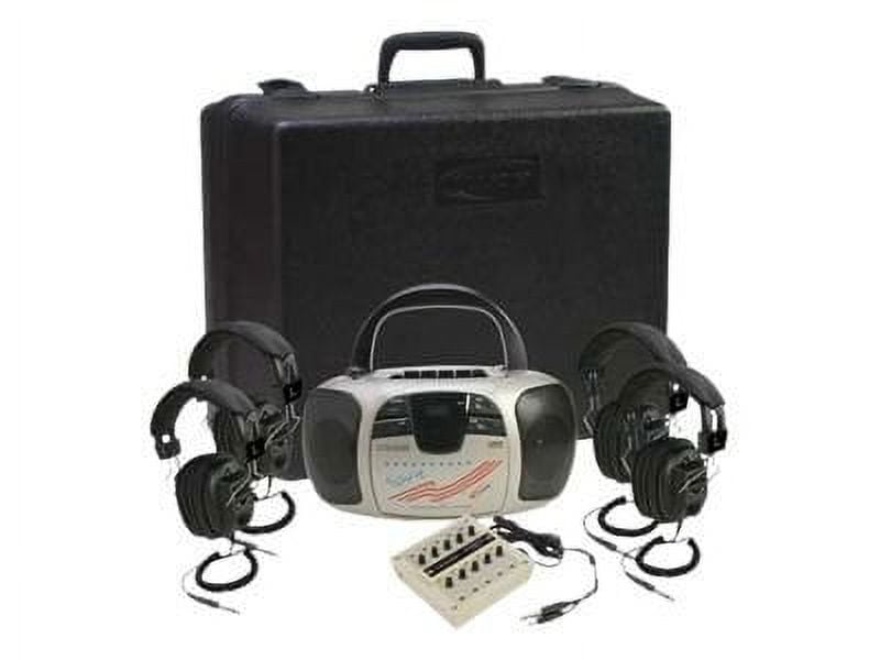 Califone 4-Person Spirit Learning Center 1776PLC - Boombox - 2 Watt ...