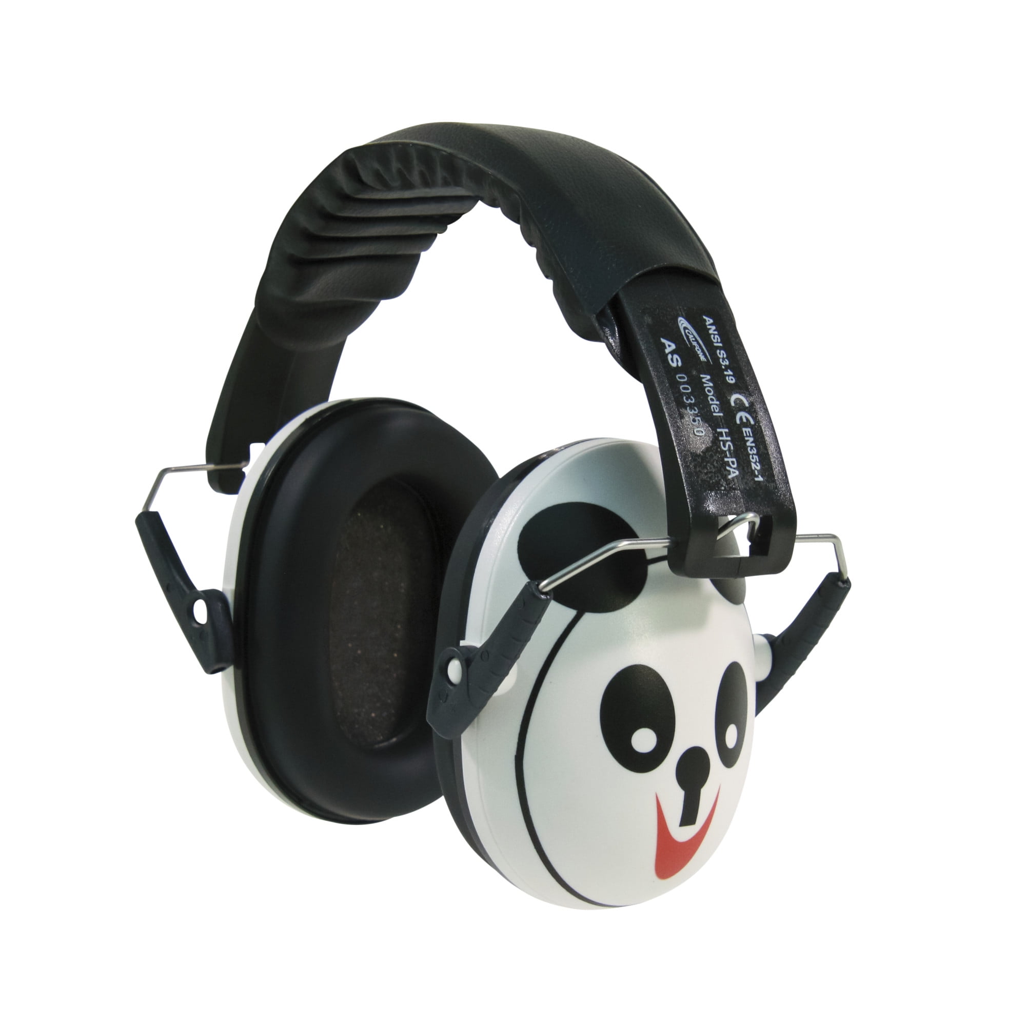Califone Hush Buddy HS-PA Earmuff Hearing Protector, Over-Ear, Panda ...