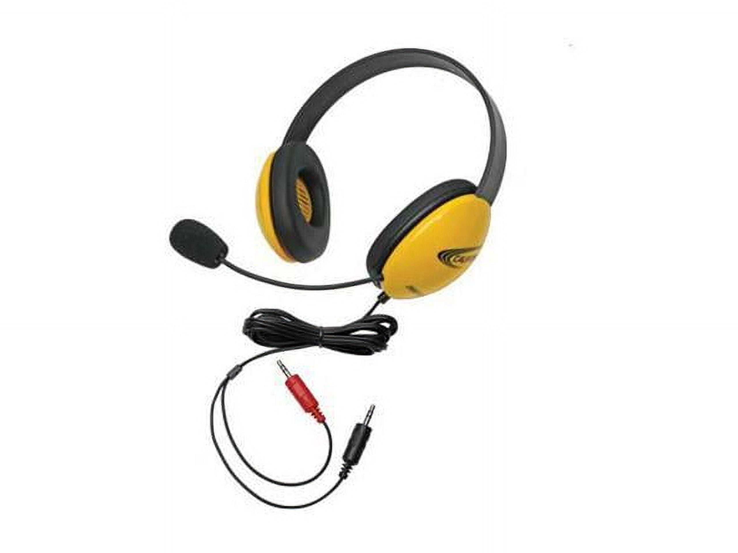 Califone Listening First 2800YL-AV Over-Ear Stereo Headset with ...